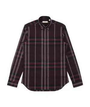 Burberry Plaid Shirt - Black