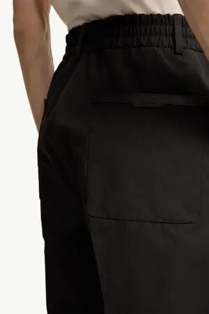 Moncler Textured Relaxed Fit Shorts