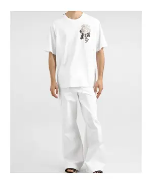 Dolce & Gabbana Rose-embroidered T-shirt