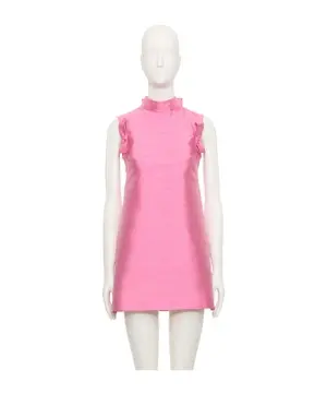 Valentino Garavani Sleeveless Bow Detail Mini Dress - Watermelon