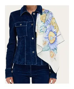 FERRAGAMO Sunflower Printed Finished Edge Scarf