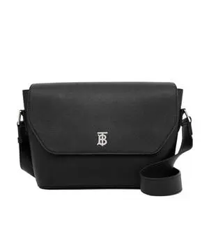 Burberry Monogram Motif Small Messenger Bag - Black