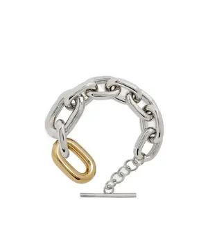 Rabanne Xl Link Bracelet - Silver/gold