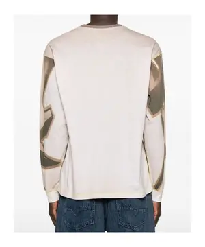 DIESEL® Abstract-print Long-sleeve T-shirt