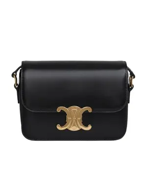 CELINE TEEN TRIOMPHE BAG IN Shiny Calfskin
