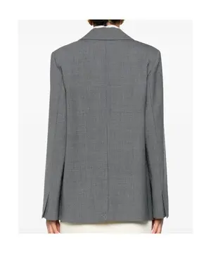 SEMICOUTURE Single Breasted Blazer - Grey