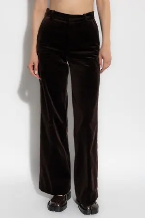 Zadig&Voltaire Velvet Wide-leg Trousers