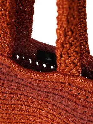 Alanui Ray Of Light Knitted Tote Bag - Brown