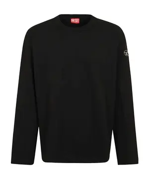 DIESEL® Logo Plaque Crewneck T-shirt