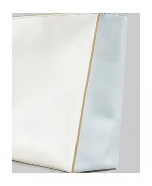 Marni Color Block Logo Print Clutch