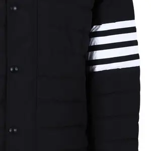 Thom Browne Shiny Ripstop Lightweight Down-filled Jacket With 4-bar Detailing