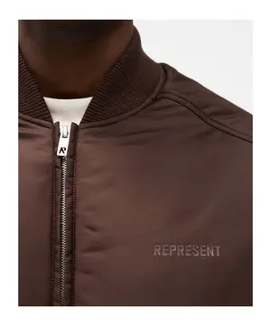 REPRESENT Smart Bomber Jacket - Brown
