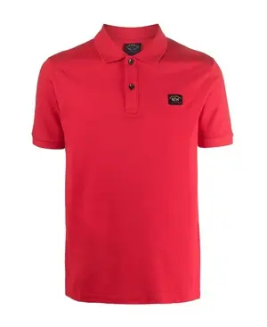 PAUL  SHARK Logo Patch Polo Shirt