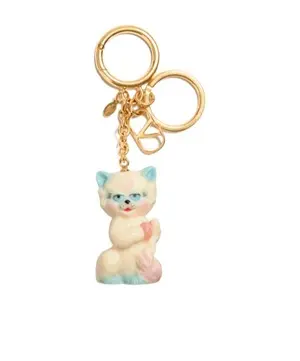 Valentino Garavani Le Chat De La Maison Key Ring - Nude