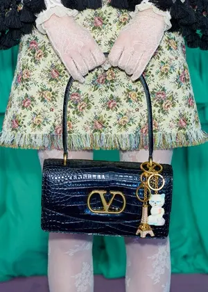Valentino Garavani Le Chat De La Maison Key Ring - Nude