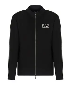 EA7 Full Zip Sweatshirt With Logo Detail