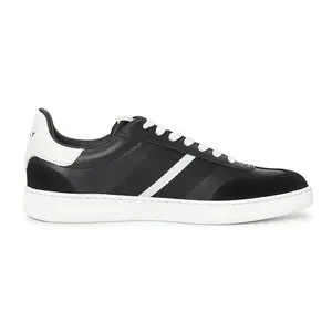 Bally Lace-up Sneakers With Perforated Details - Black