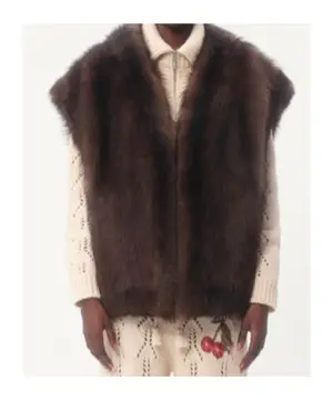 Valentino Garavani Shearling Waistcoat