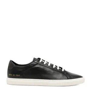 COMMON PROJECTS Round-toe Lace-up Low-top Sneakers - Black