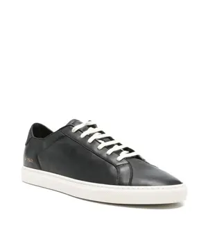 COMMON PROJECTS Round-toe Lace-up Low-top Sneakers - Black