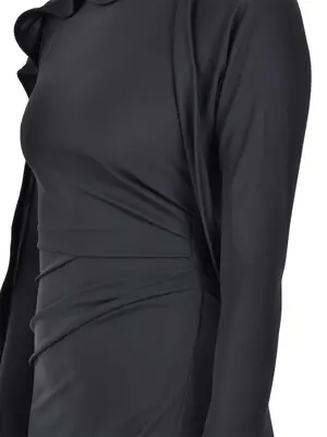 Victoria Beckham Ruffled Maxi Dress