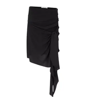 Attico The Draped Midi Skirt By