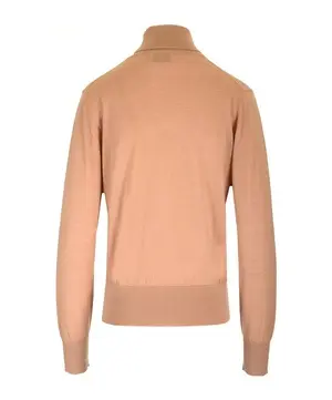 FORTE_FORTE Superfine Merino Wool Turtleneck Knitwear - Pink