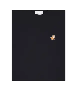 Maison Kitsuné Maison Kitsun Speedy Fox Long Sleeved Sweatshirt - Black