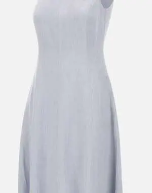 Eleventy Sleeveless Flared Dress - Light Blue