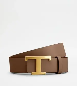 TOD'S T-timeless Reversible Belt - Nude