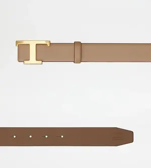 TOD'S T-timeless Reversible Belt - Nude