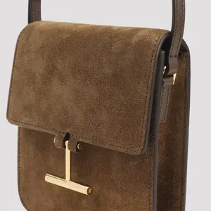 TOM FORD Flap Shoulder Bag - Brown