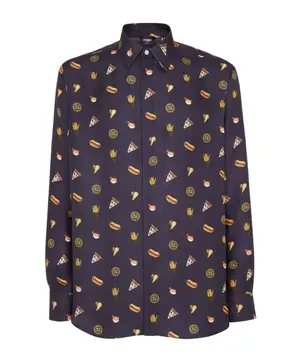 Fendi Silk Fendilicious Shirt