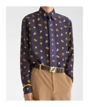 Fendi Silk Fendilicious Shirt