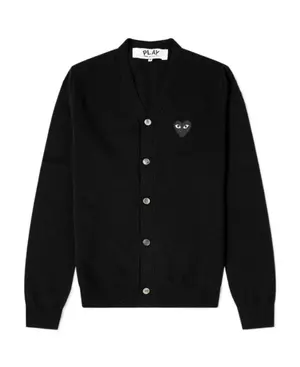 Play Comme Des Garcon Logo Cardigan
