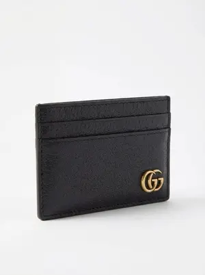Gucci Gg Marmont Card Case - Black