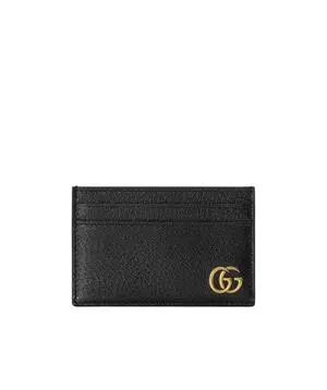 Gucci Gg Marmont Card Case - Black