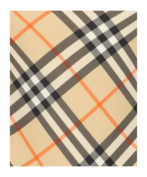 Burberry Checked One-piece Swimsuit - Nude