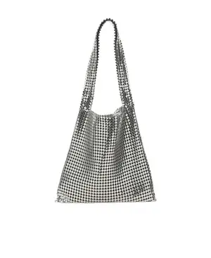 Rabanne Chainmail Detail Top Handle Bag