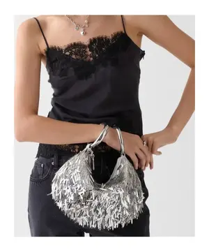 Kate Spade New York Embellished Fringe Hobo Bag