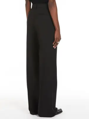 Sportmax Flared Tailored Trousers - Black