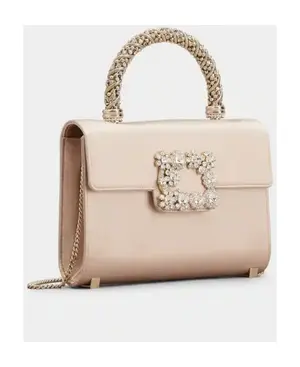 ROGER VIVIER Embellished Foldover Top Tote Bag