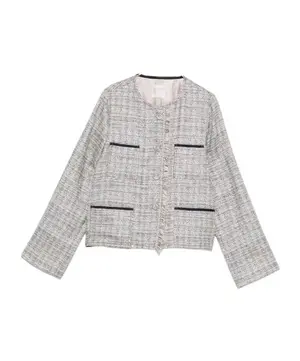 FORTE_FORTE Long-sleeved Textured Jacket