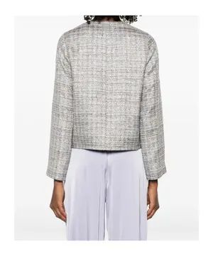 FORTE_FORTE Long-sleeved Textured Jacket