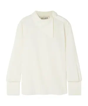 RÓHE Long Sleeve Asymmetrical Neck Shirt