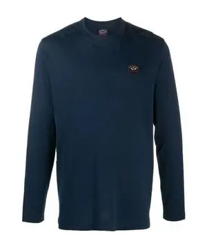 PAUL  SHARK Logo Patch Long-sleeve Top