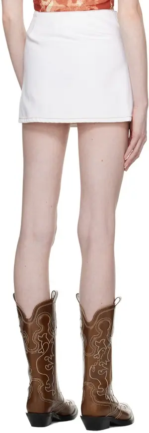 GANNI Denim Mini Skirt