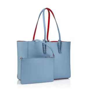 CHRISTIAN LOUBOUTIN Cabata Stud Small Tote Bag - Blue