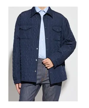 Etro Long Sleeved Quilted Overshirt