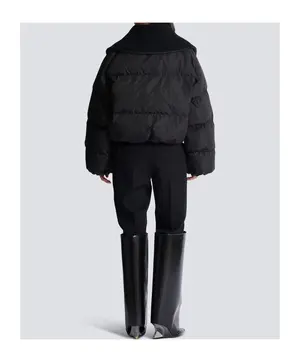 Balmain T-bar Zipped Padded Jacket
